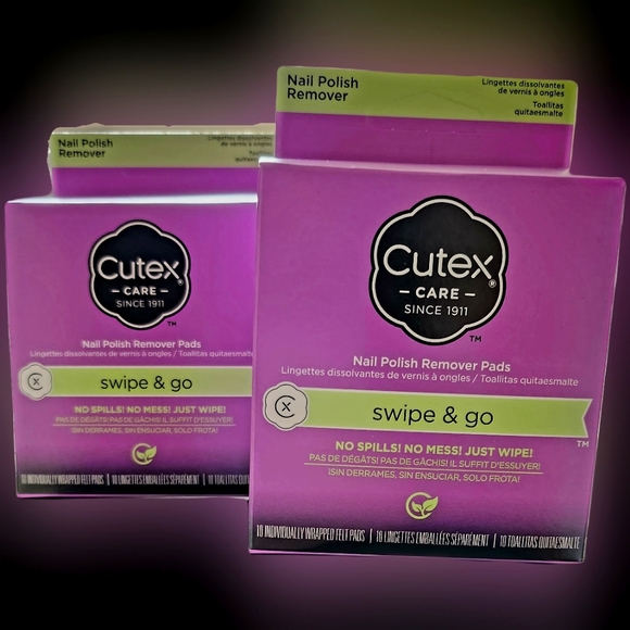 CUTEX | Makeup | Nwt Cutex Swipe Go Individually Wrapped Polish Remover ...
